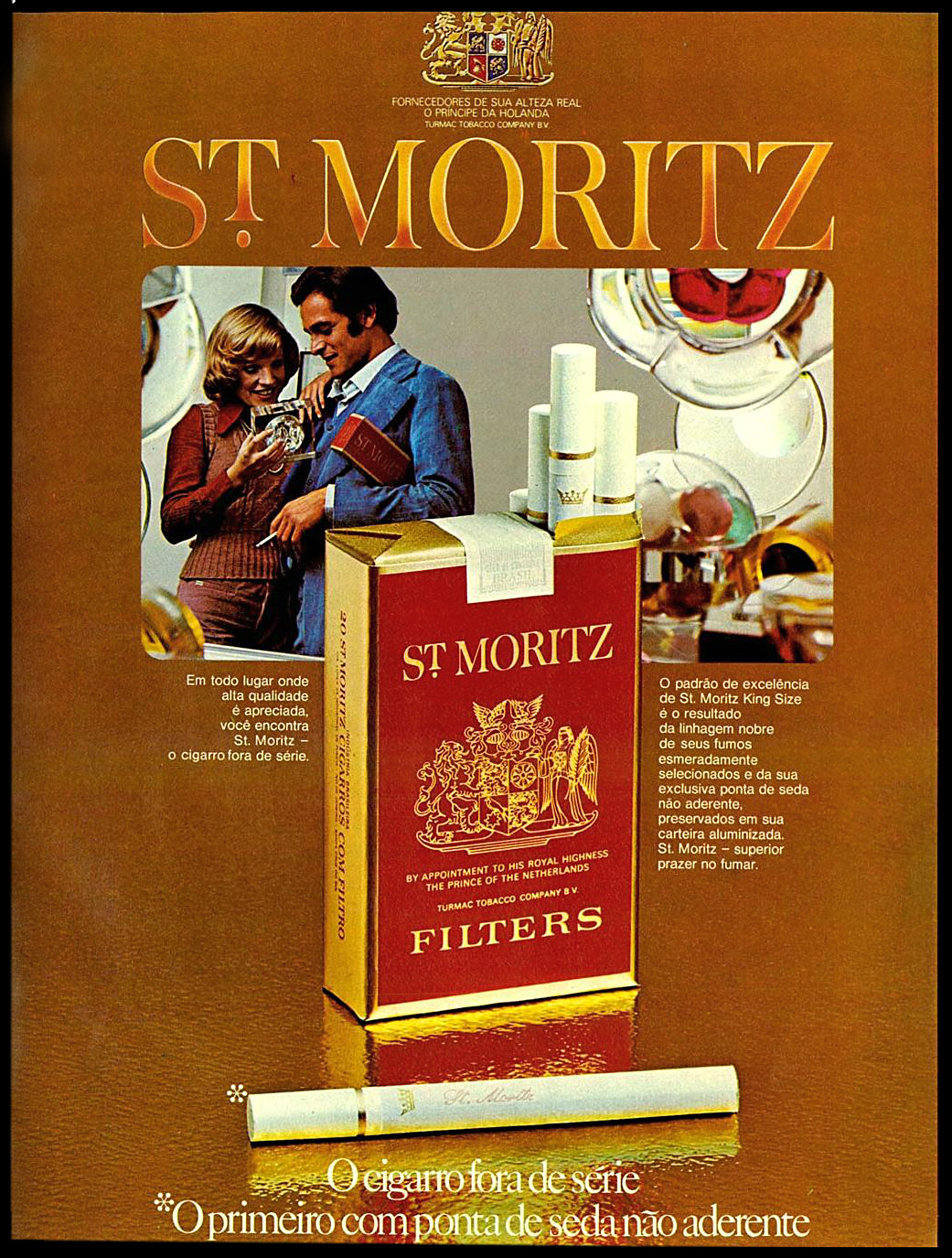 Anúncio cigarros St. Moritz 1976 – MONDO MODA