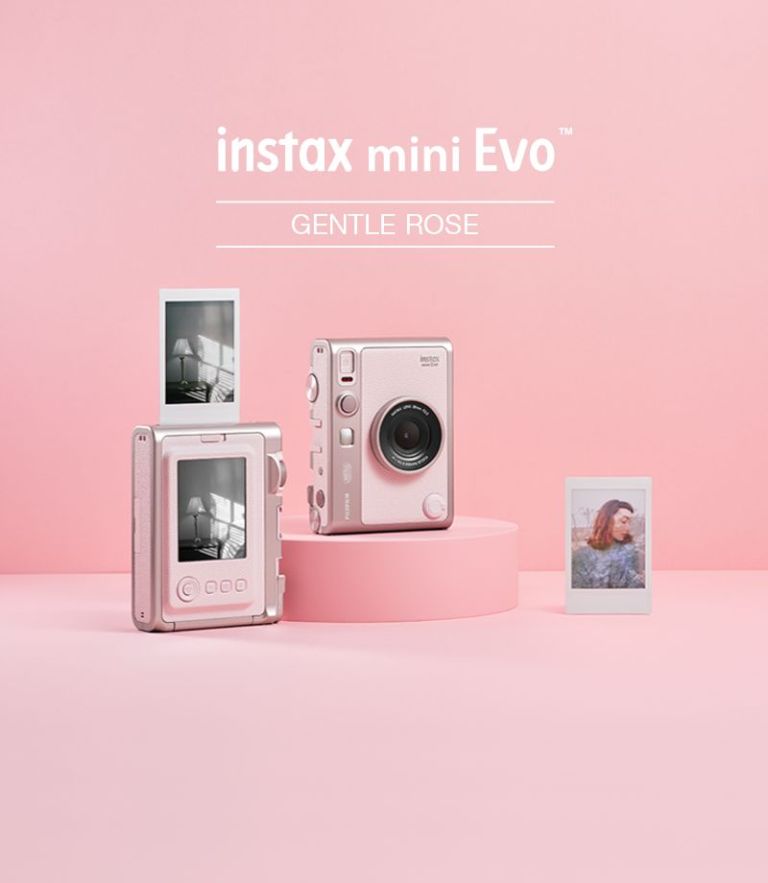 Fujifilm lança instax mini Evo Gentle Rose – MONDO MODA